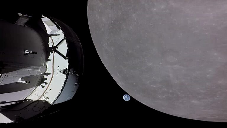 Earth and the Moon from Orion | The Planetary Society
