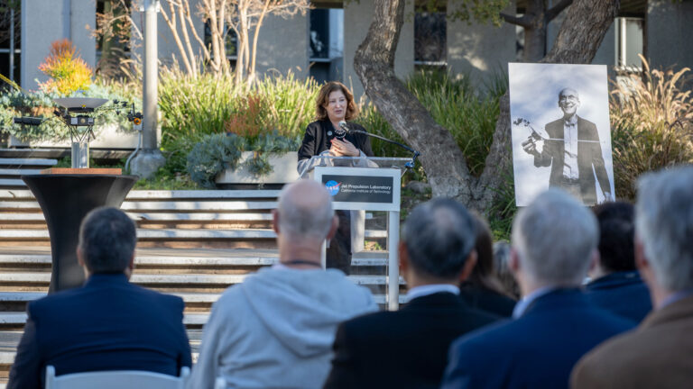 Laurie Leshin honors Ed Stone | The Planetary Society