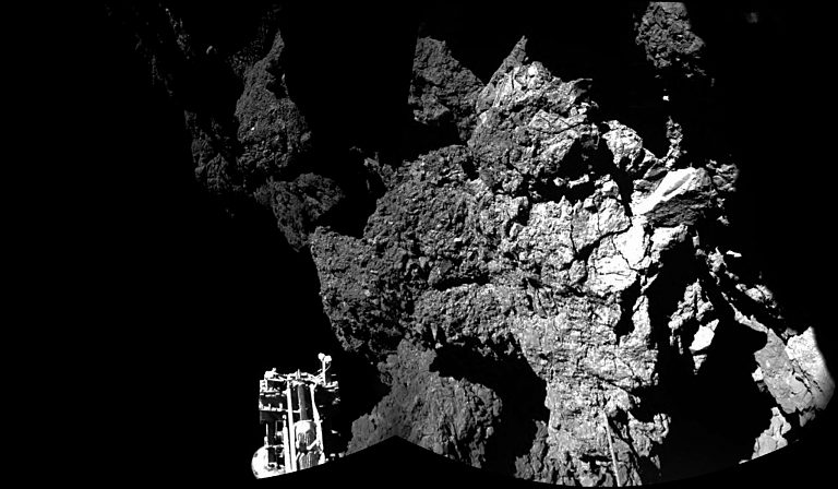 Philae's first ÇIVA panorama from the surface… | The Planetary Society