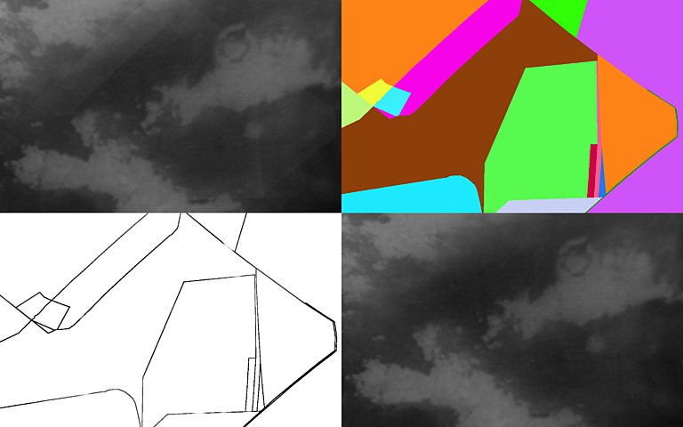 Example of original block, fragment map,… | The Planetary Society