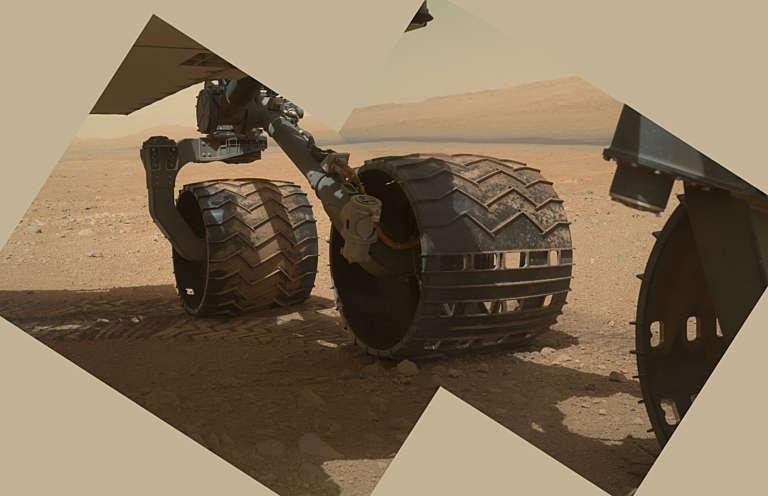 Curiosity's wheels firmly on Mars (MAHLI… | The Planetary Society