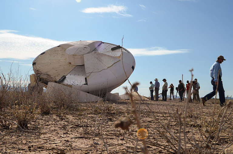 Orion test capsule on the ground after… | The Planetary Society