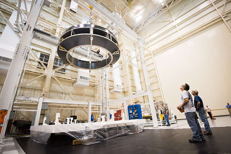 Orion crew module adapter test article | The Planetary Society