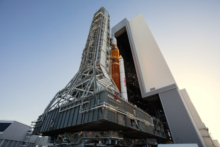 SLS rolling out of the VAB | The Planetary Society