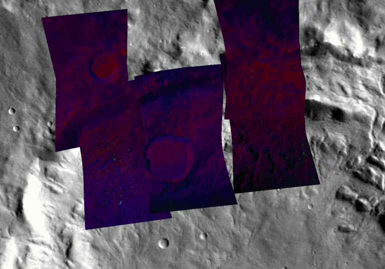 CRISM Reveals the Minerals of Lampland Crater | The Planetary Society