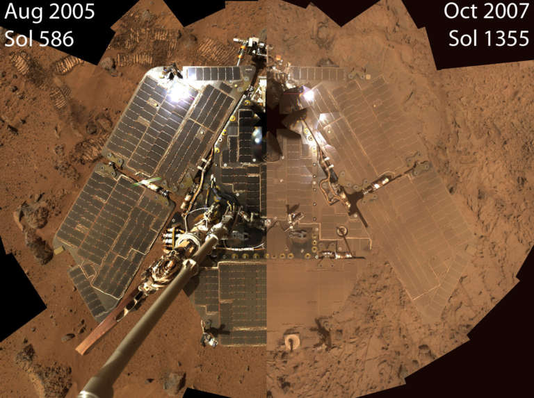 A dusty start to Spirit's winter | The Planetary Society