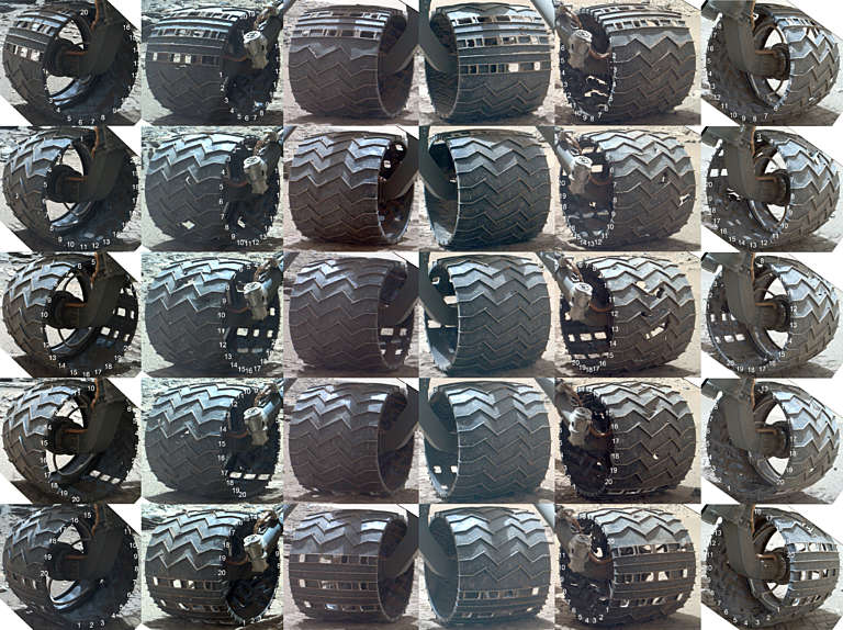 Curiosity wheel survey, sol 1046 | The Planetary Society