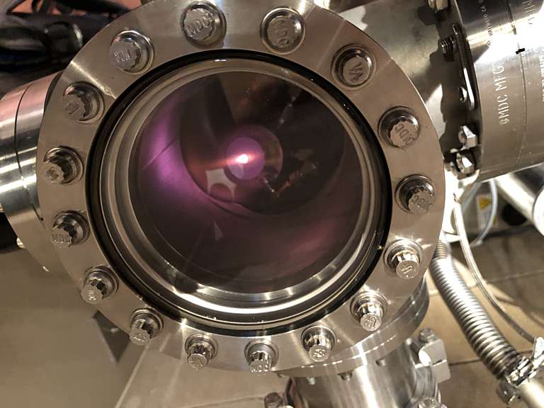 Pocket Rocket firing in a vacuum chamber | The Planetary Society