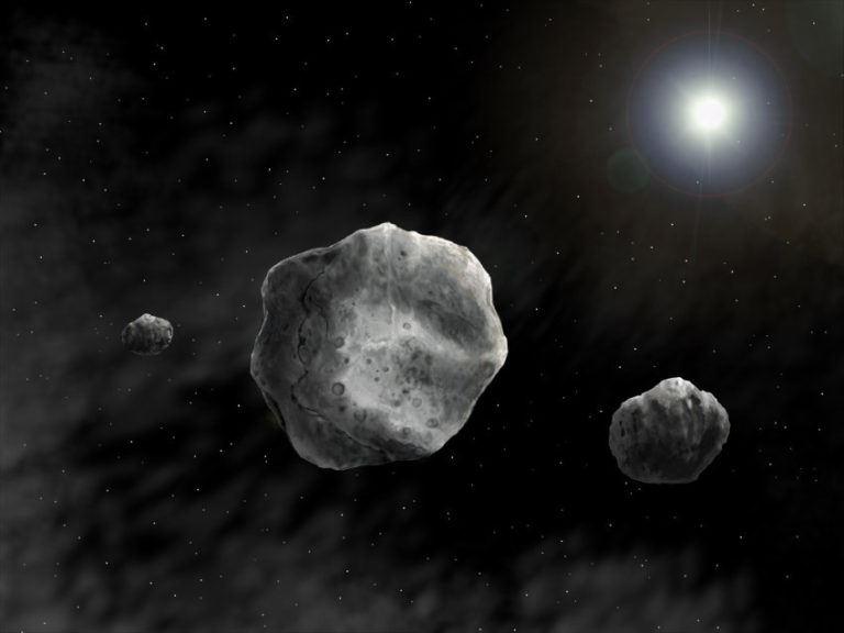 Artistic view of the Triple Asteroid System… | The Planetary Society