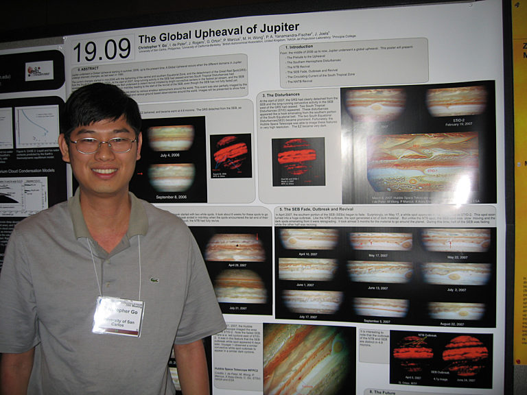 Amateur Jupiter observer Christopher Go | The Planetary Society
