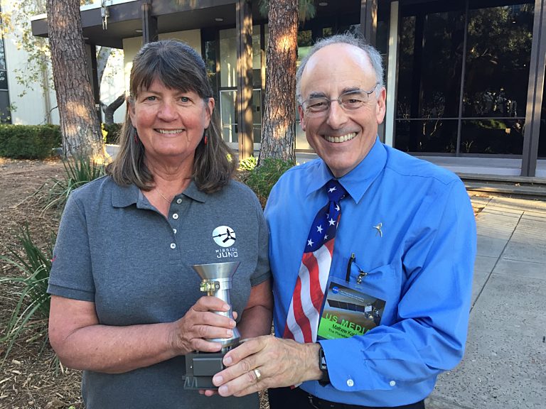 Candy Hansen and Mat Kaplan with JunoCam | The Planetary Society