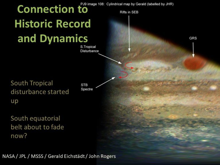 Candy Hansen at AGU17, slide 14: New south… | The Planetary Society