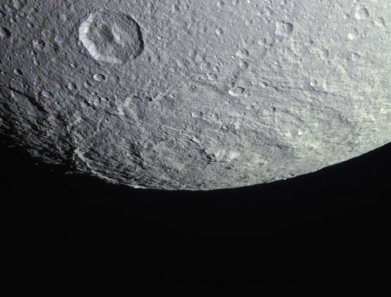 Evander basin, Dione | The Planetary Society
