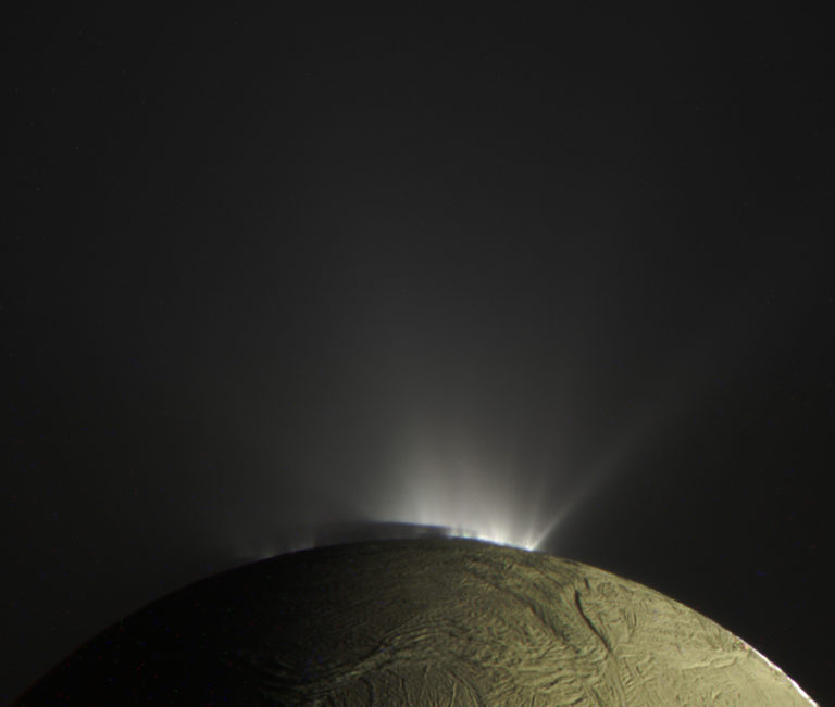 Color view of the plumes of Enceladus | The Planetary Society