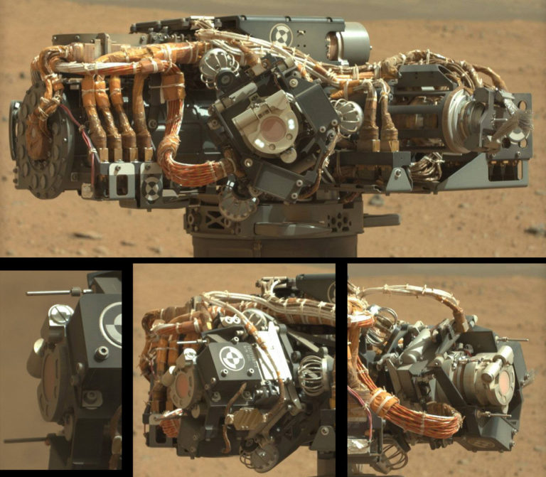 Curiosity's Turret: several views of MAHLI | The Planetary Society
