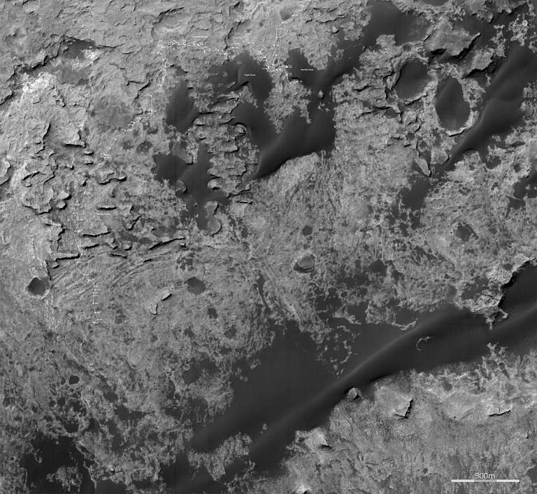 3D route map for Curiosity: Across the… | The Planetary Society