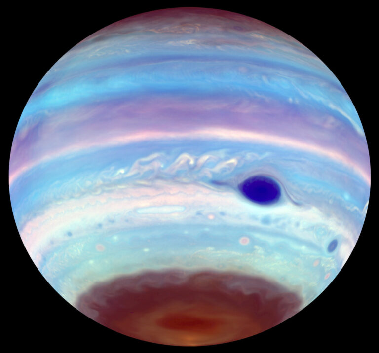 Jupiter's storms in ultraviolet | The Planetary Society