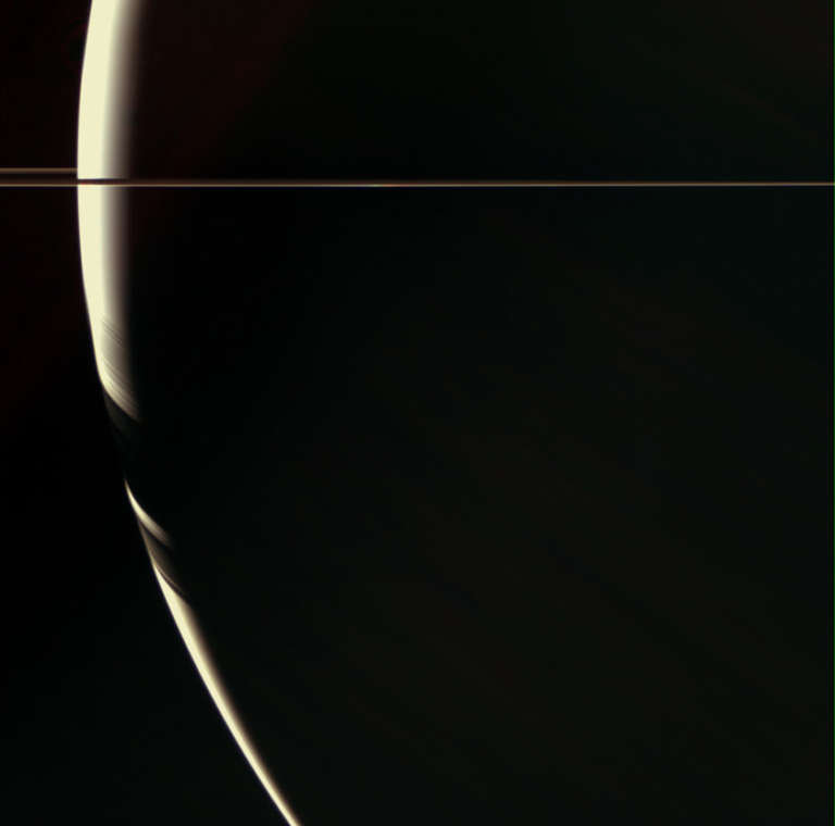Nearly behind Saturn | The Planetary Society