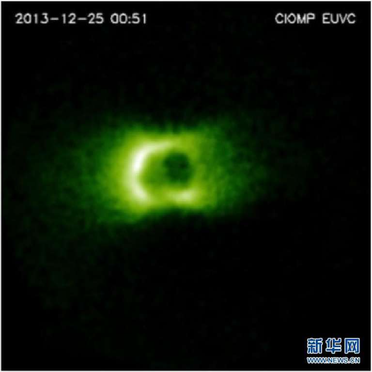 Earth in the ultraviolet from Chang'e 3 | The Planetary Society