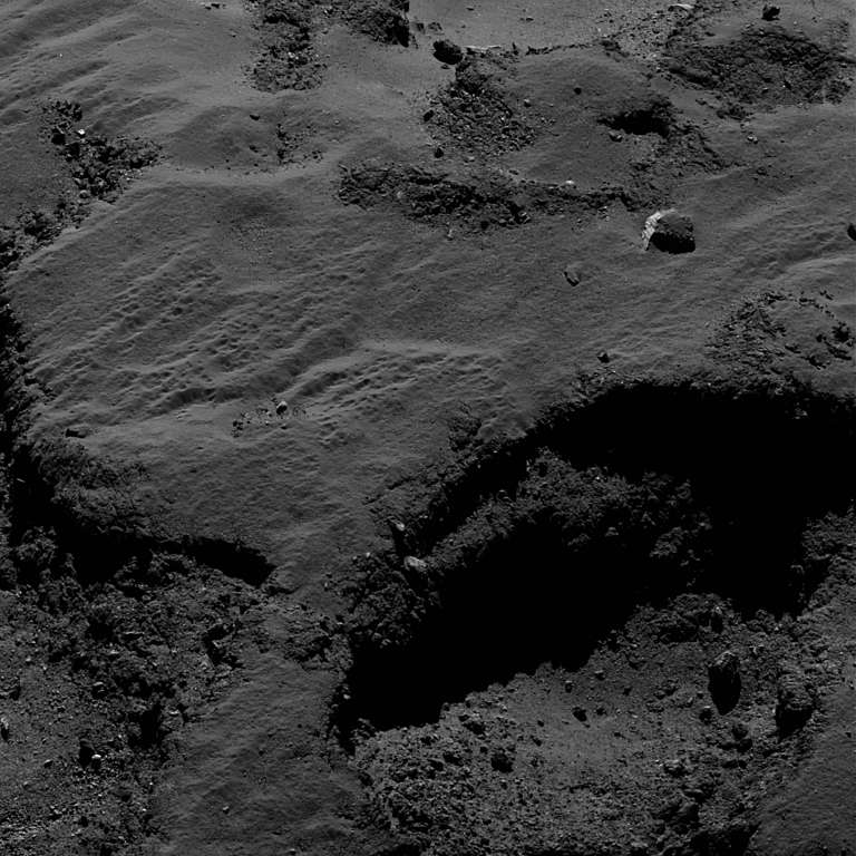 Pitted and fractured terrain with a bright… | The Planetary Society