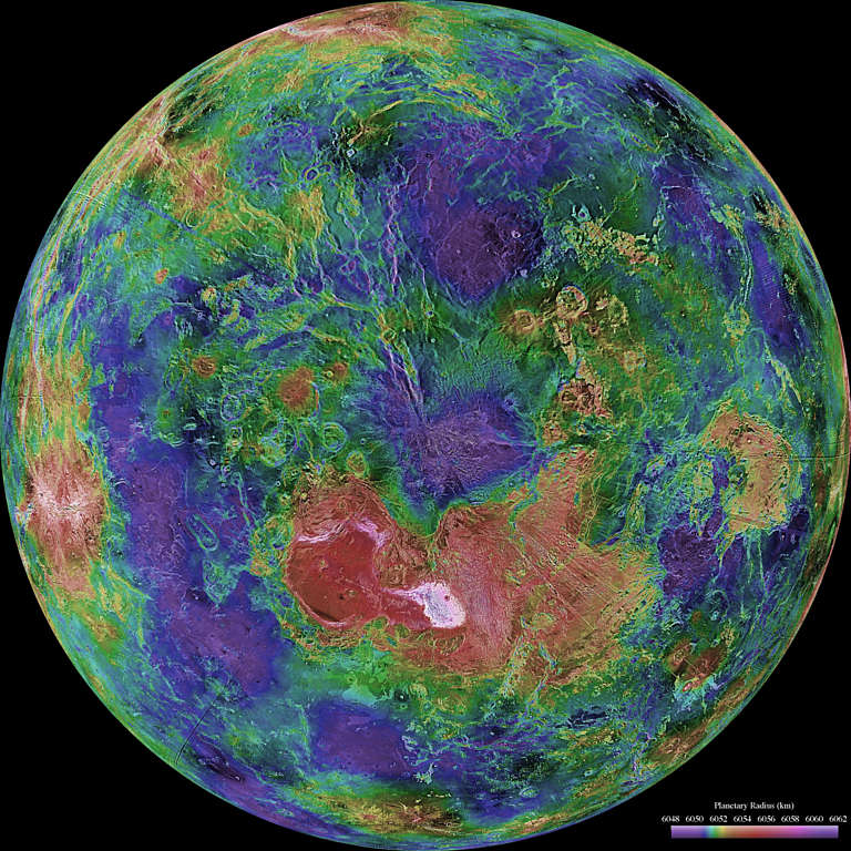 Venus: North Polar hemispheric view | The Planetary Society