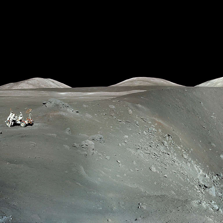 Wallpaper: Apollo 17 Shorty crater color… | The Planetary Society