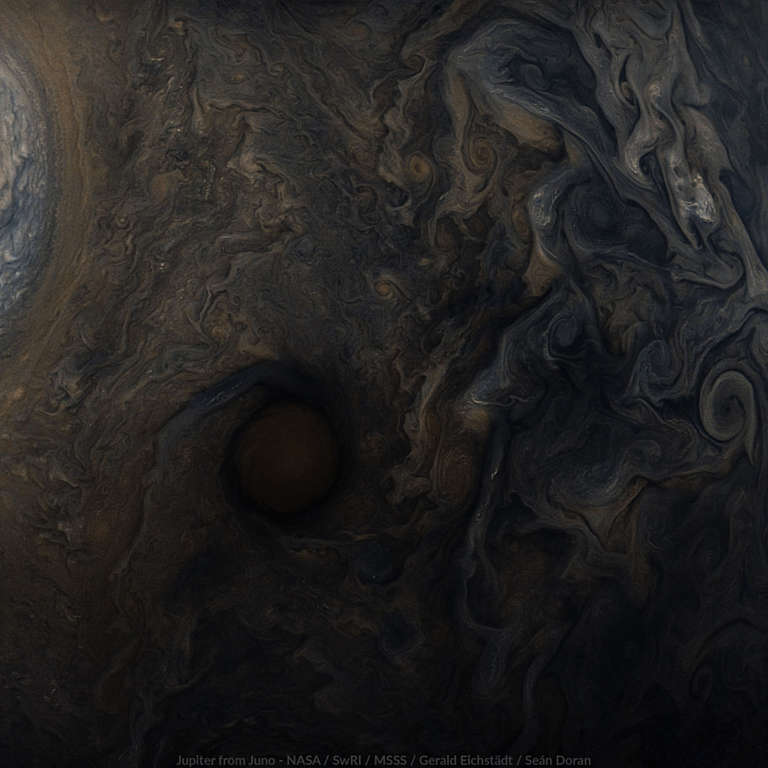 Jupiter texture map for animation | The Planetary Society