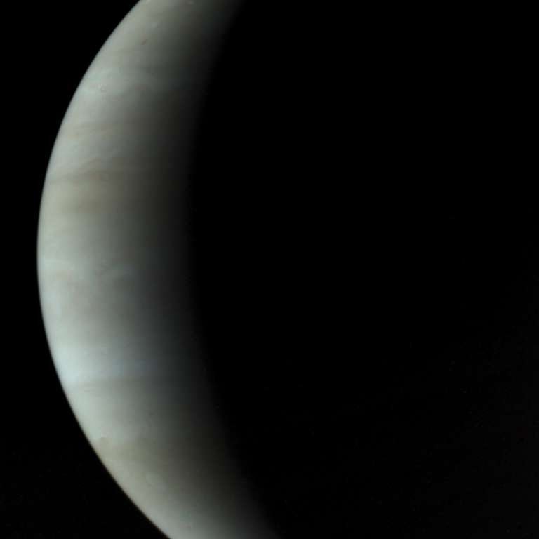 Dione passing in front of Titan | The Planetary Society