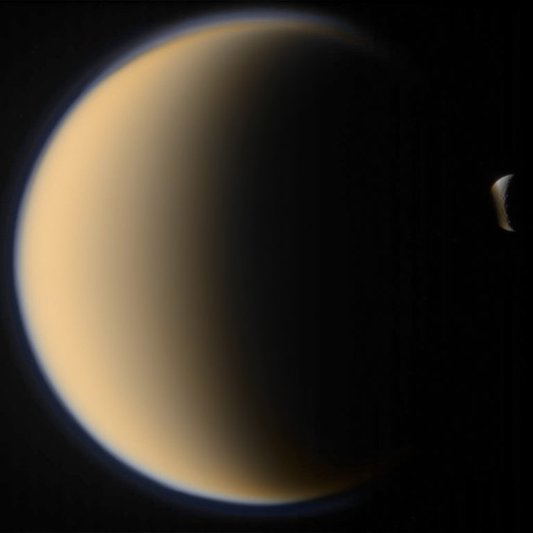 Titan hides Rhea | The Planetary Society