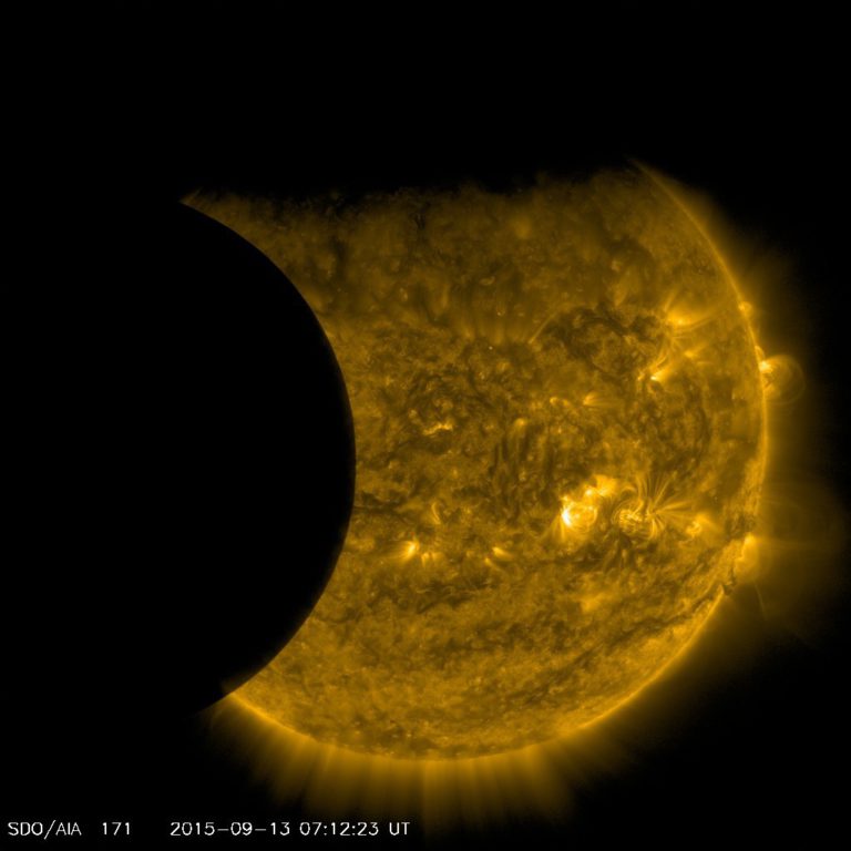 SDO partial solar eclipse | The Planetary Society