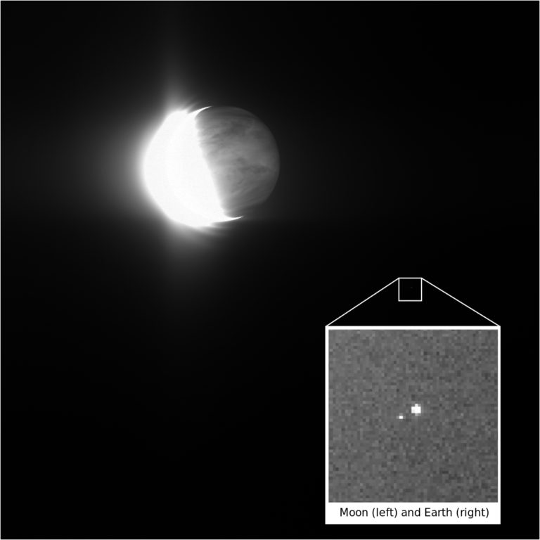 Earth, Moon, and Venus from Akatsuki | The Planetary Society
