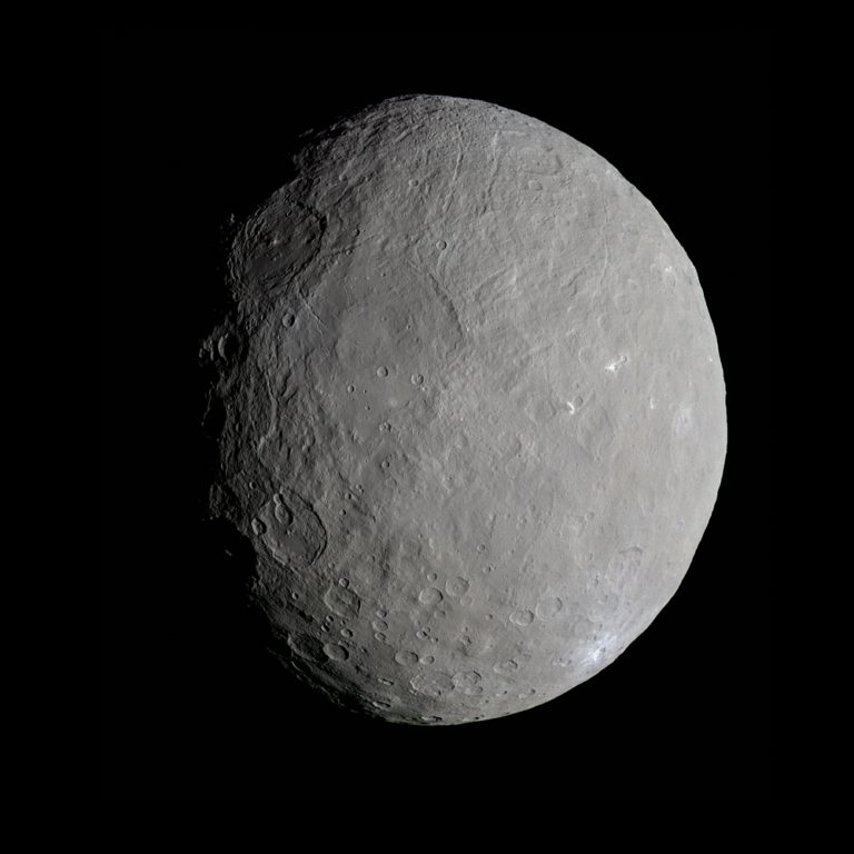 Color global view of Ceres: Urvara and Yalode… | The Planetary Society