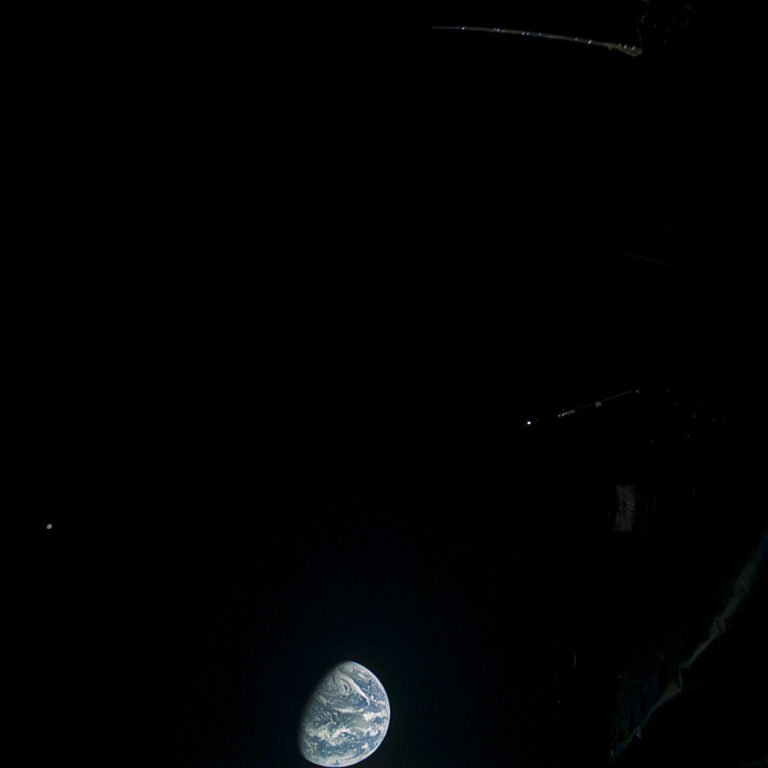 Earth and the Moon from Juice | The Planetary Society