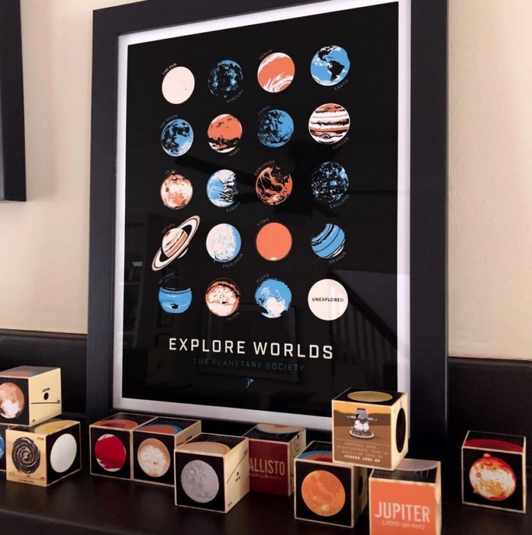 Explore Worlds poster | The Planetary Society