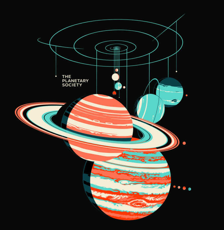 Design on the 2025 Planetary Society member… | The Planetary Society