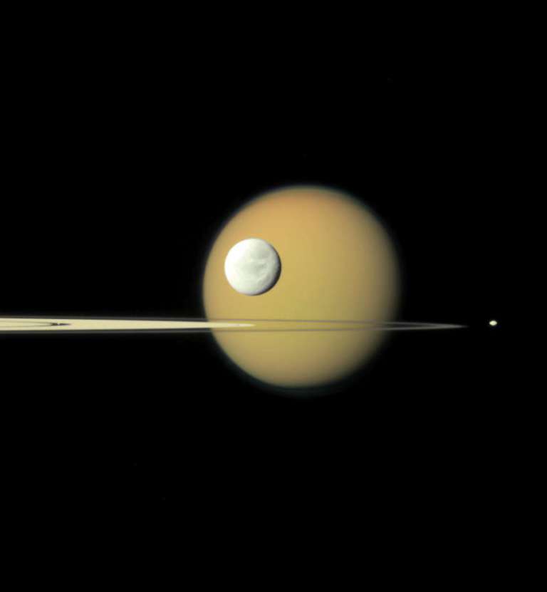 Titan, Dione, Pan, and Pandora | The Planetary Society