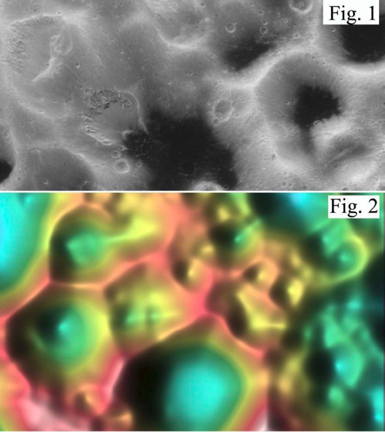 Actual and simulated surface of Hyperion | The Planetary Society