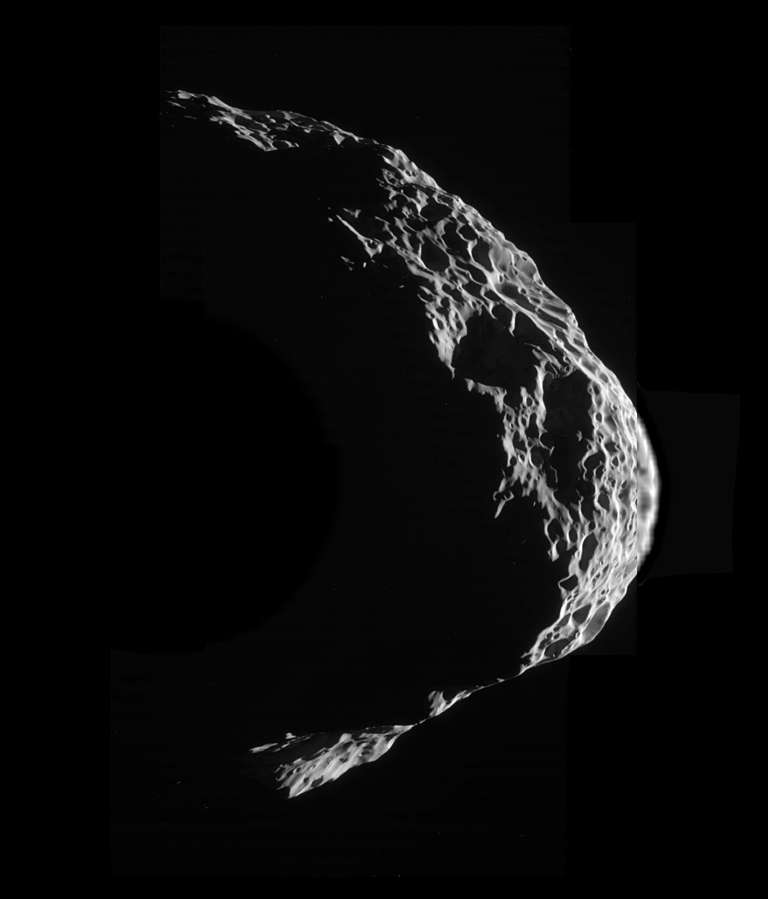 High-Resolution Mosaic of a Crescent… | The Planetary Society