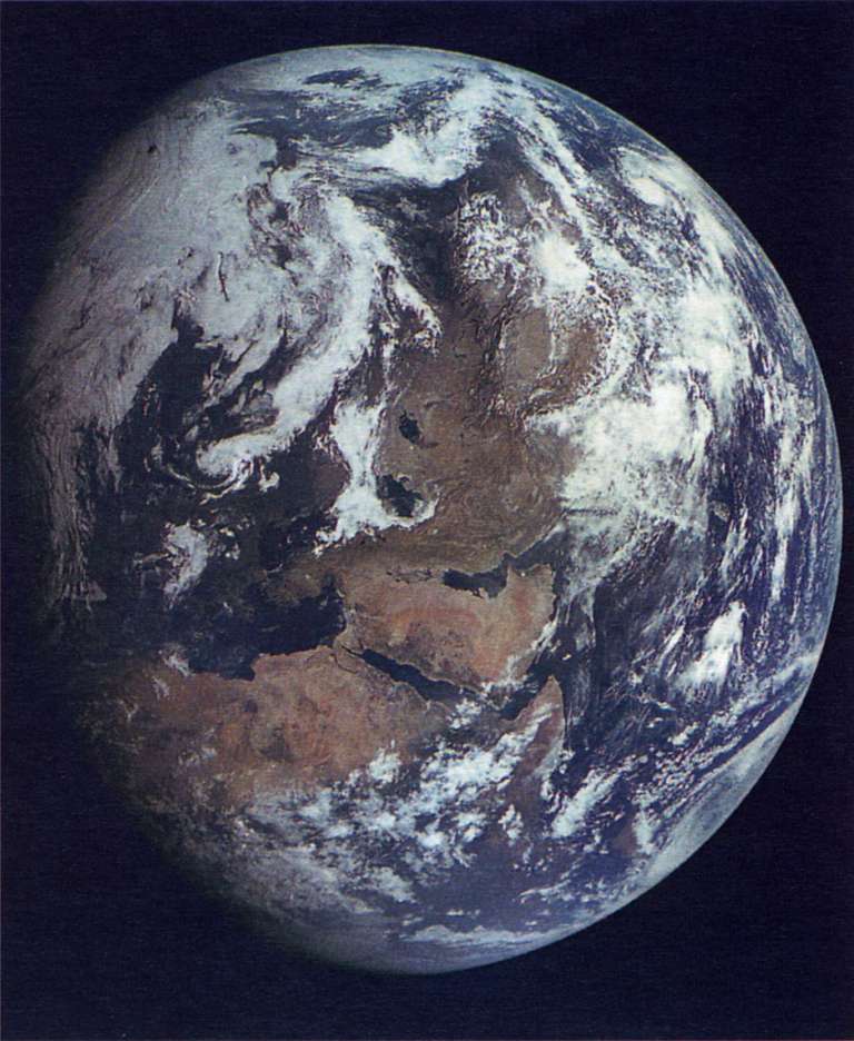 Zond 7 image of Earth | The Planetary Society