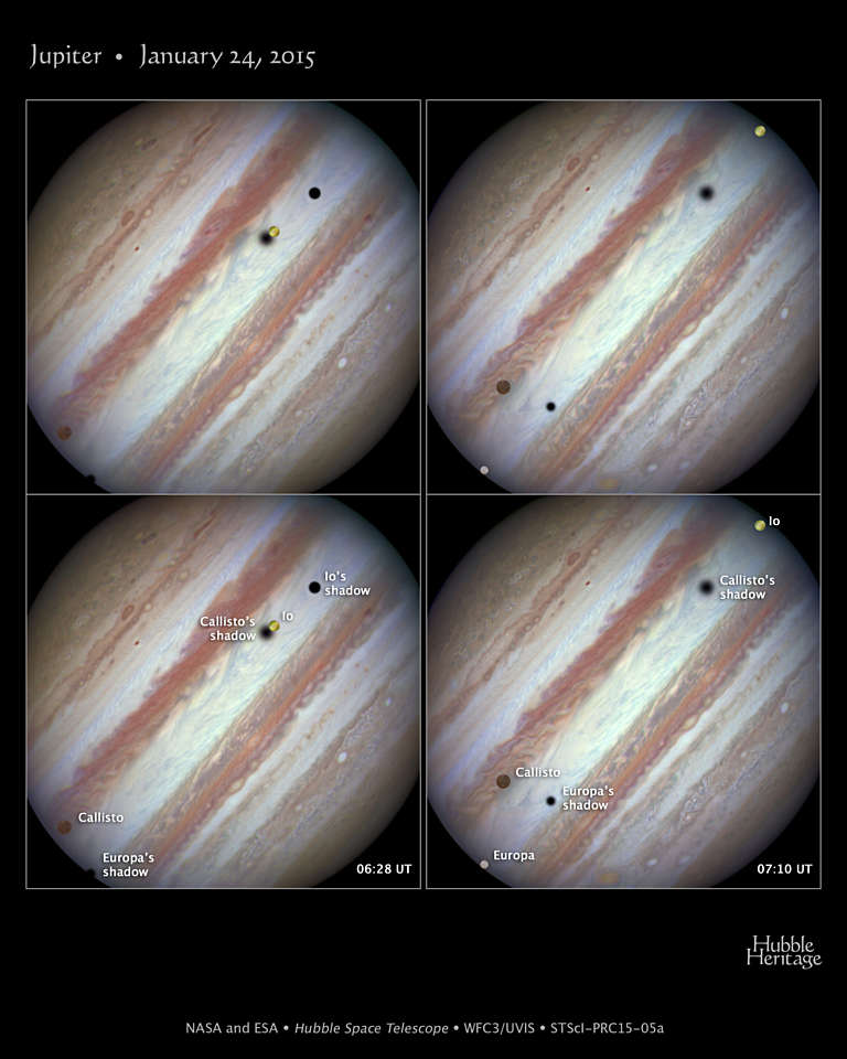 A rare triple moon shadow event on Jupiter | The Planetary Society