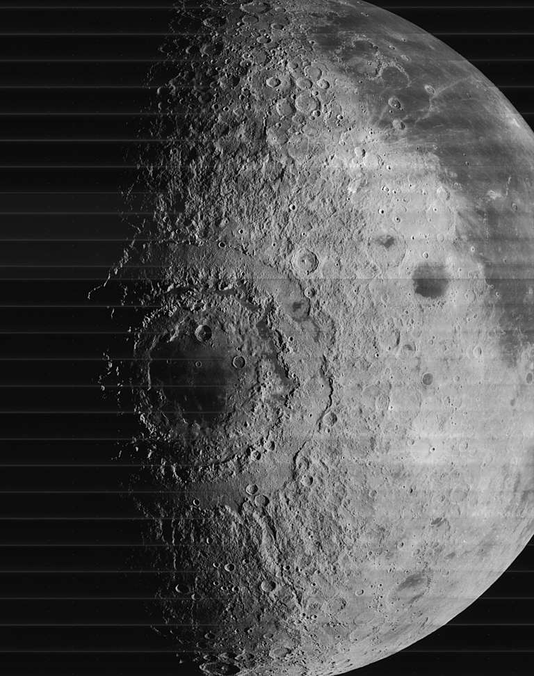 Orientale Basin from Lunar Orbiter IV | The Planetary Society