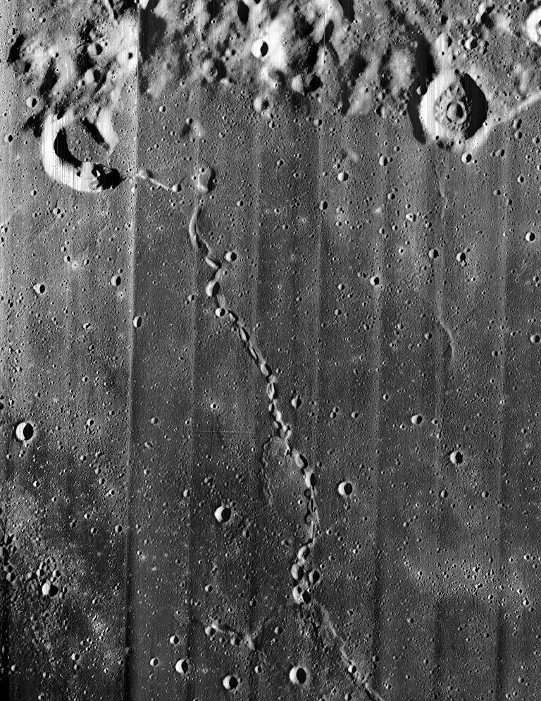 Chain of Elliptical Craters on the Moon (wide… | The Planetary Society
