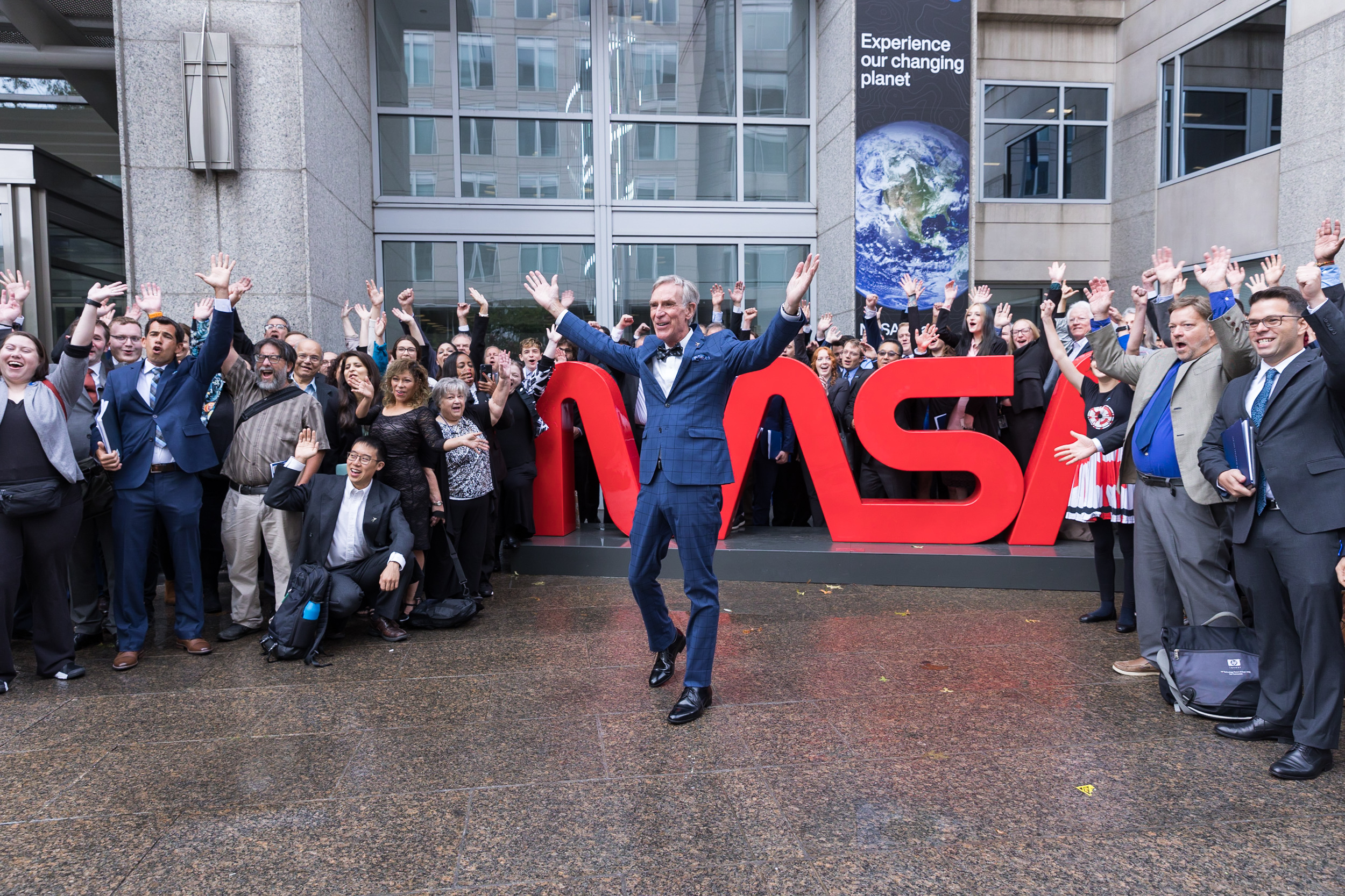 Bill Nye and Planetary Society members at the… | The Planetary Society